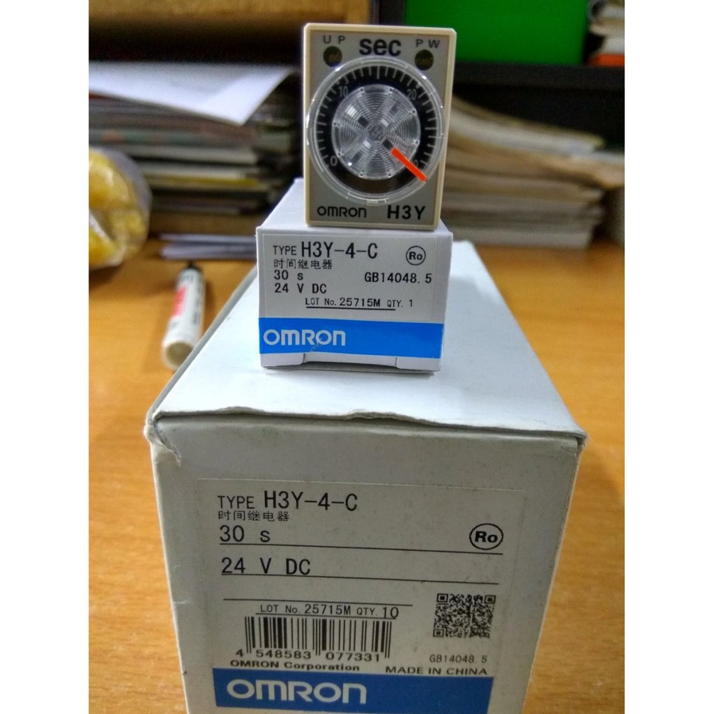 Jual Timer H3Y - 4 C 30 sec DC 24V Omron Original | Shopee Indonesia