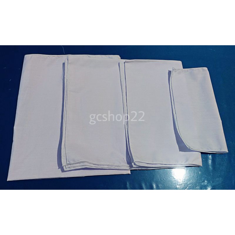 Jual Set alas praktikum / kain praktikum / lap putih / lap od / kain ...