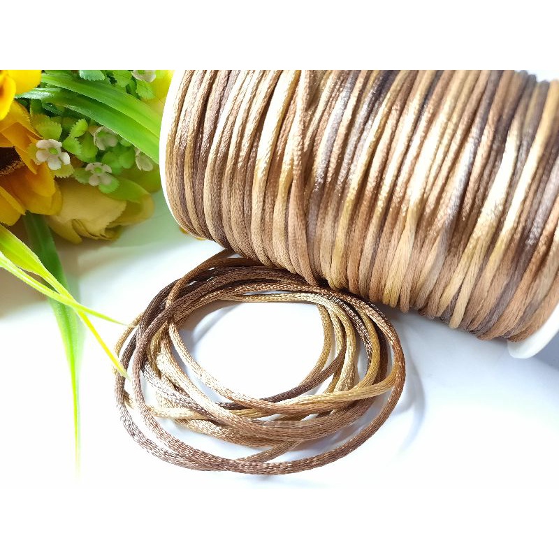 Jual Tali satin GRADASI ukuran 2,2 mm| tali cina | tali giok | tali ...