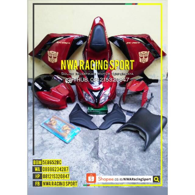 Jual FULLSET FAIRING BYSON MODEL NINJA FI | Shopee Indonesia