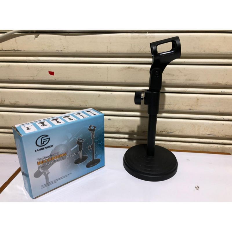 Jual STAND MIC MEJA KAKI BULAT FAHRENHEIT | Shopee Indonesia