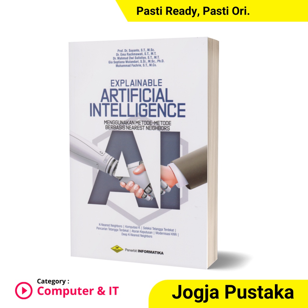 Jual Buku Explainable Artificial Intelligence (Menggunakan Metode - Metode Berbasis Nearest ...