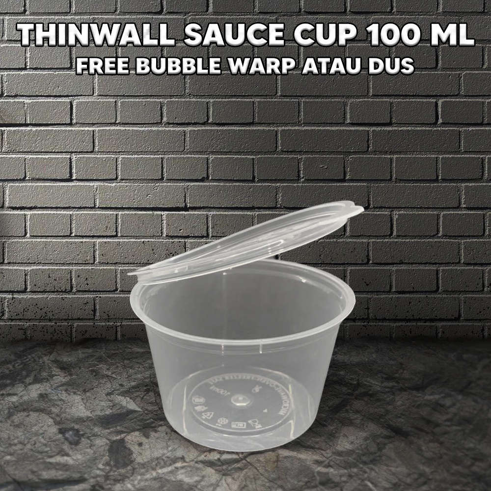 Jual Thinwall Bulat Cup Puding Mini 100ml Plastik Tempat Sambal Saos ... Jual Thinwall Bulat Cup Puding Mini 100ml Plastik Tempat Sambal Saos ...
