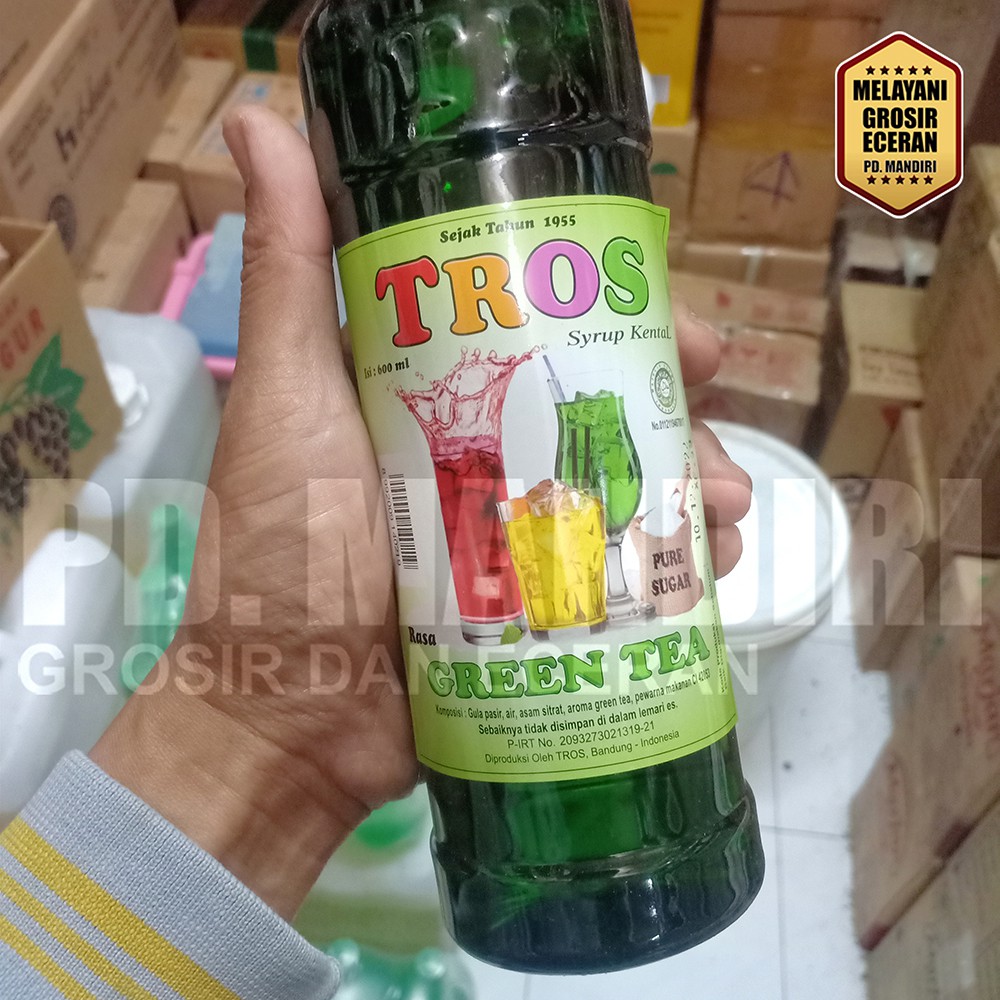 Jual TROS SIRUP RASA GREEN TEA 600 ML | Shopee Indonesia