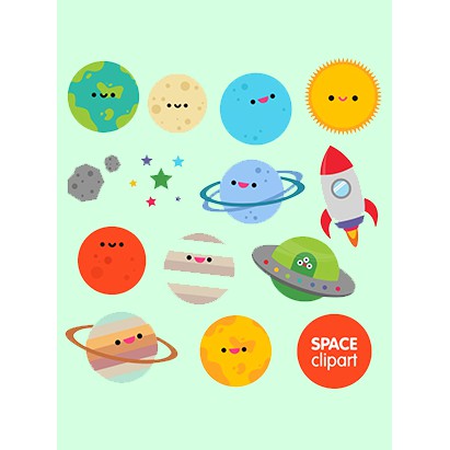 Jual MURAH - Stiker Aesthetic Tumblr Sticker Estetic Edisi Tata Surya ...