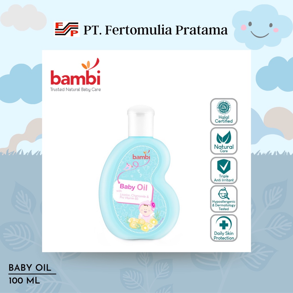 Jual BAMBI BABY OIL - 100 ML | Shopee Indonesia