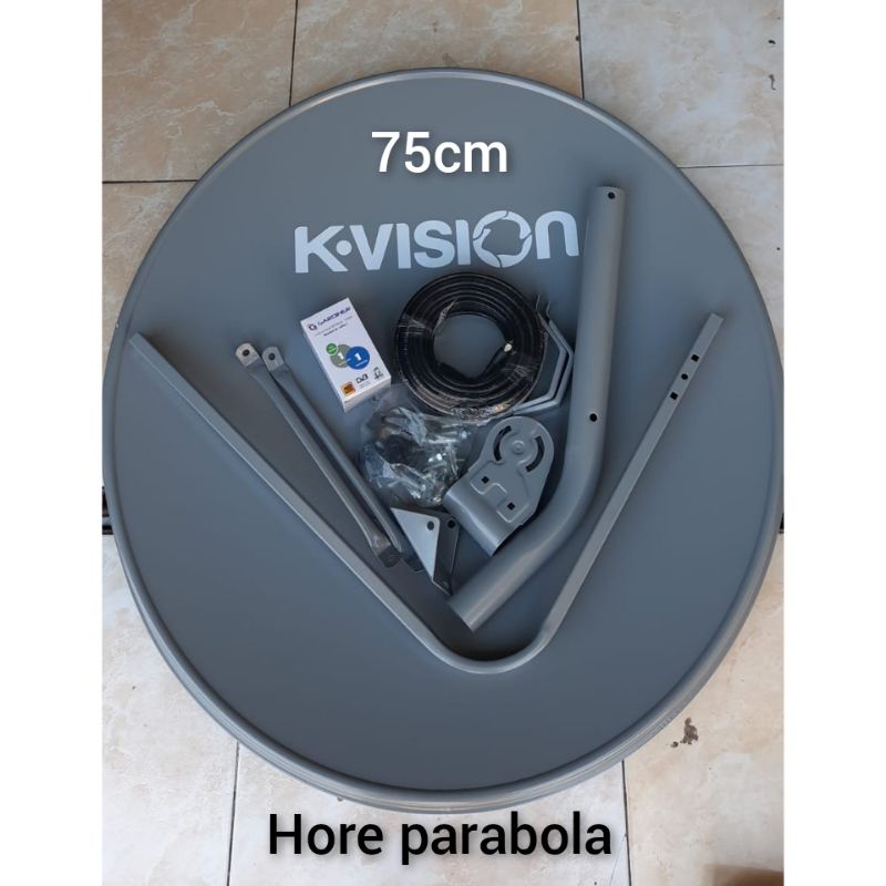 Jual Anten / parabola mini kvision 75cm | Shopee Indonesia