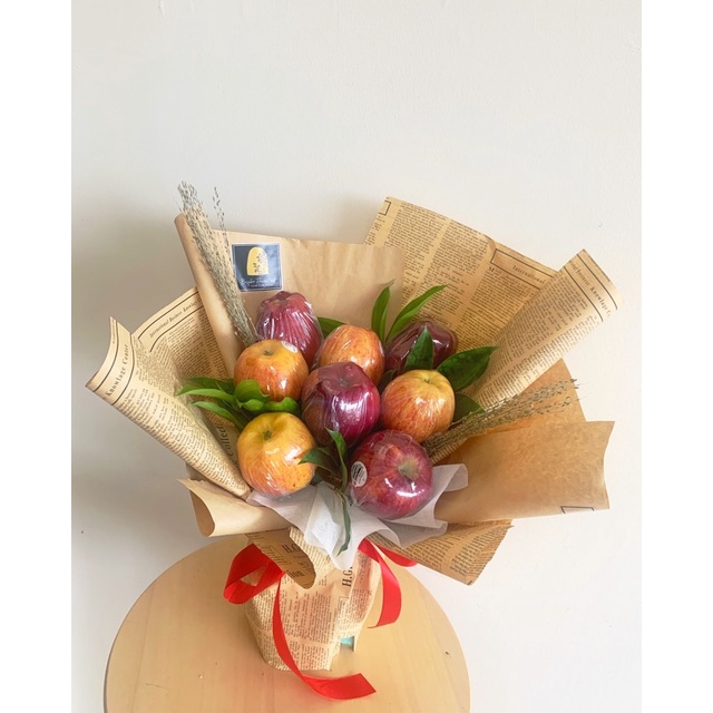 Jual BUKET KHUSUS GOJEK GRAB BUAH MANGGA APEL MIX 2kg HADIAH HAMPERS ...
