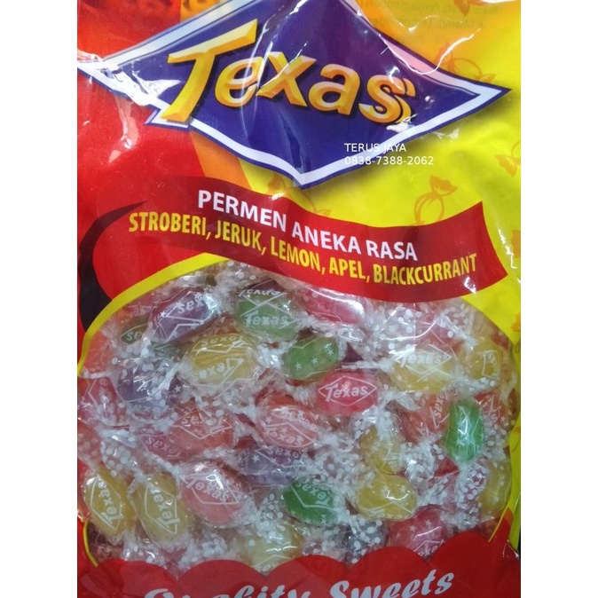 Jual Permen Texas Liliput Aneka Rasa Assorted Candy 525 G | Shopee ...