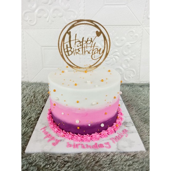 Jual kue ulang tahun/kue tart kekinian/roti ulang tahun untuk pacar/kue ...