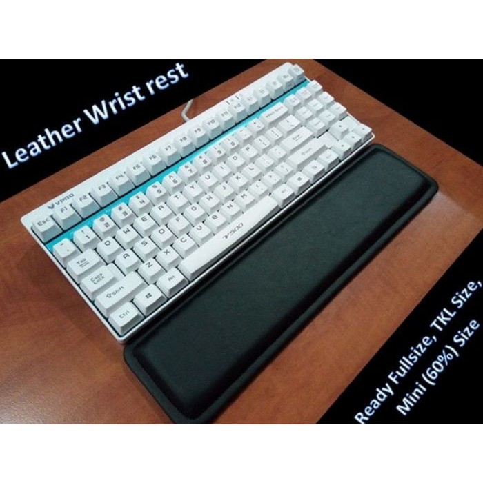 Jual Leather foam Wrist rest / palm Rest / pad for Keyboard - Full size ...