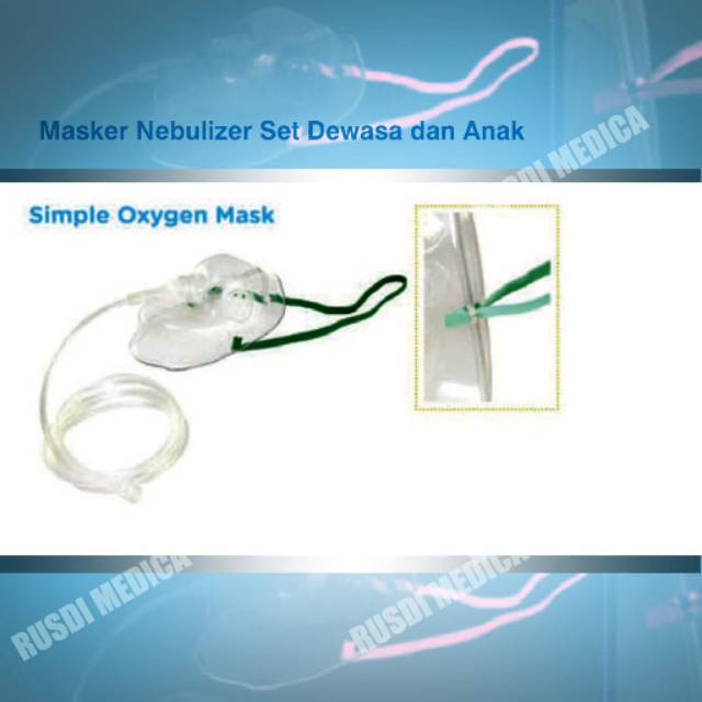 Jual Masker Oksigen + Nebulizer Set Dewasa dan Anak | Shopee Indonesia