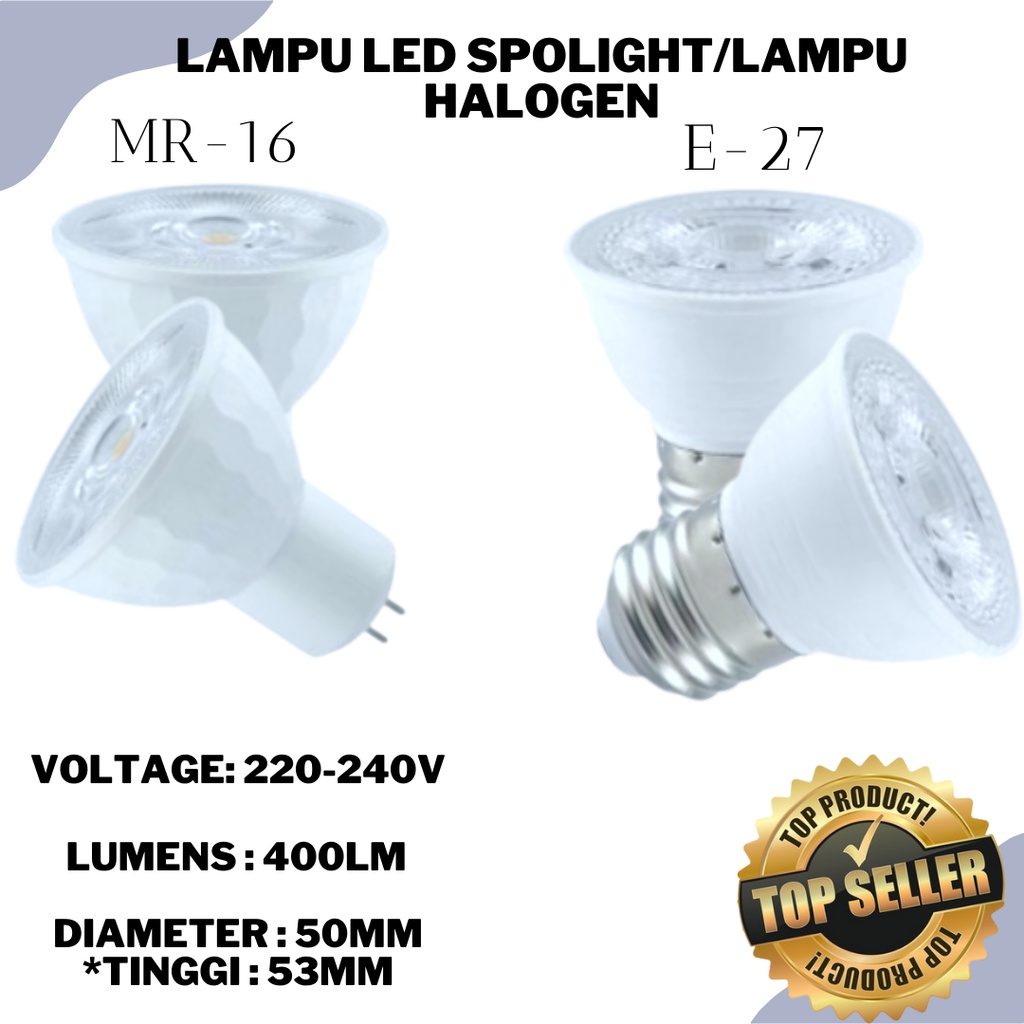 Jual LAMPU SPOTLIGHT HALOGEN e27 putih e27 kuning mr16 pitih mr16 kuning | Shopee Indonesia
