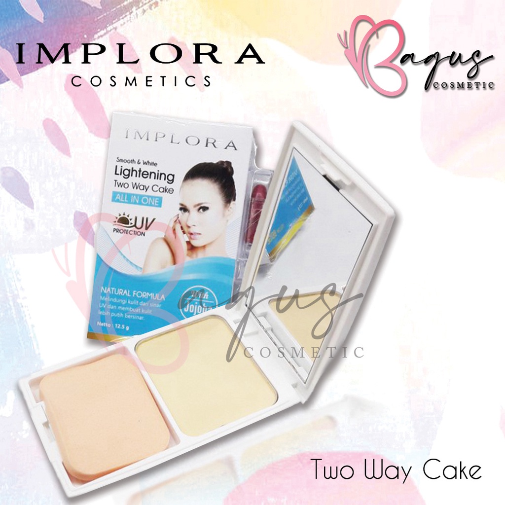 Jual ⭐BAGUS⭐ BEDAK IMPLORA PADAT TWO WAY CAKE | Shopee Indonesia