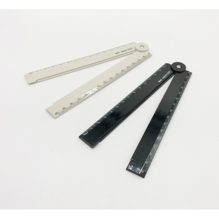 Jual Penggaris Lipat Black & White 30cm | Shopee Indonesia