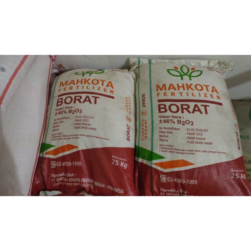 Jual pupuk borate/borat/boron kemasan 25kg | Shopee Indonesia