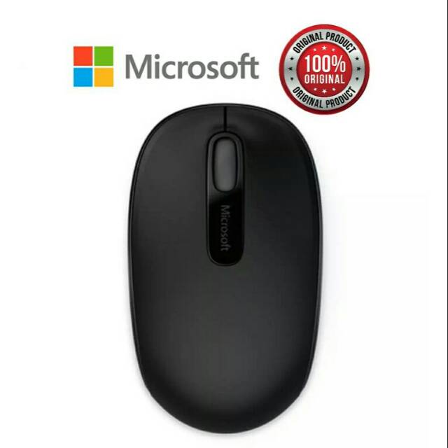 Jual Microsoft Wireless Mouse 1850 Original - Official Black | Shopee ...