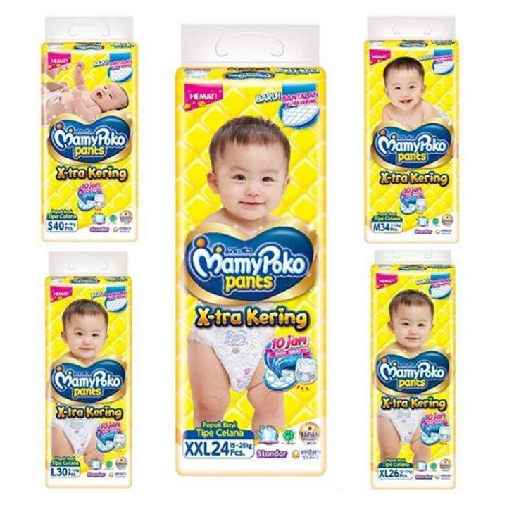 Jual Harga Murah!! Pempers Popok Anak Mamy Poko Pants Extra Kering ...