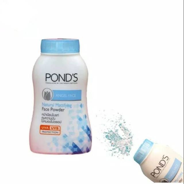 Jual PONDS Face Powder Angel Face Blue 50g | Shopee Indonesia
