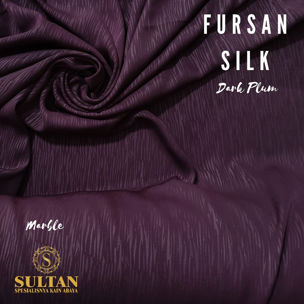 Jual 50CM EMBOS MARBLE FURSAN SILK DARK PLUM KAIN SULTAN | Shopee Indonesia