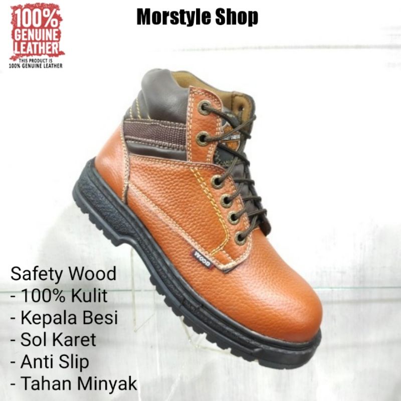 Jual Sepatu safety Wood sepatu boot sepatu lapangan sepatu proyek ...