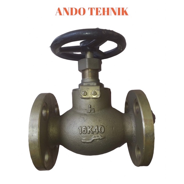Jual Globe Valve 16K40 (1 1/2 inch) Bronze/ Kuningan | Shopee Indonesia