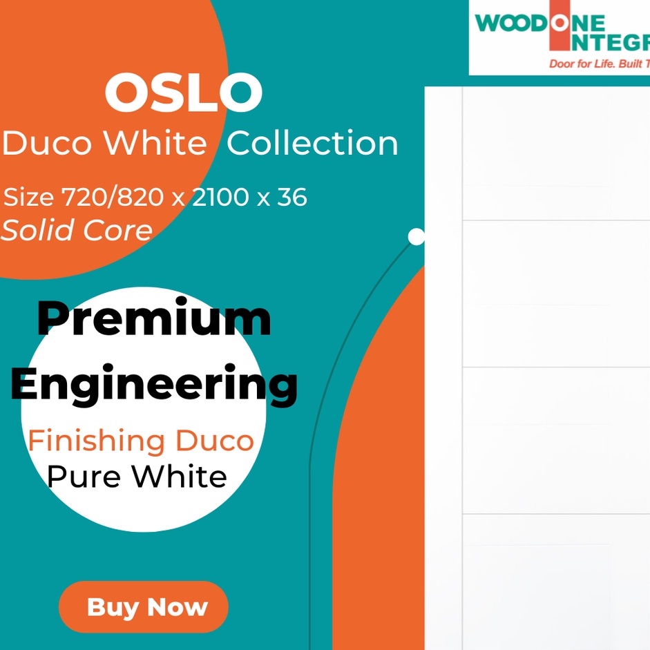 Jual Pintu Woodone Integra Premium Engineering tipe OSLO SOLID core ...