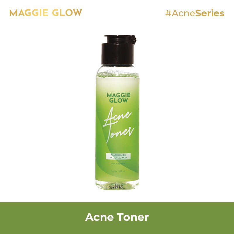 Jual MAGGIE GLOW Acne Toner 60ml / Toner Muka Penghilang Jerawat ...