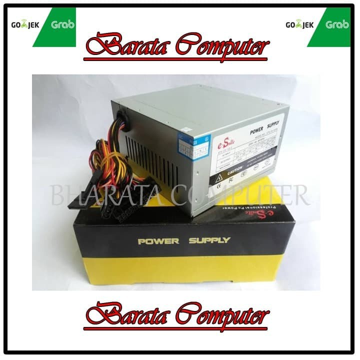 Jual PSU Esmile E-Smile Power Supply ATX-P4 500Watt PSU Computer - Abu ...