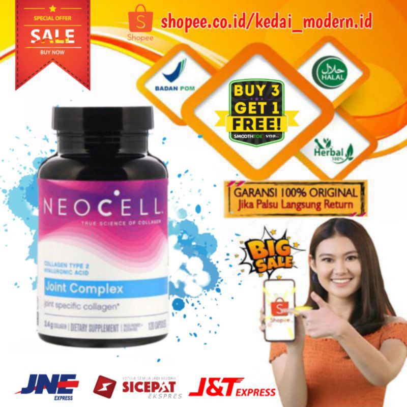 Jual NEOCELL COLLAGEN TYPE 2 JOINT COMPLEX 120 CAPSULE ASLI ORIGINAL ...