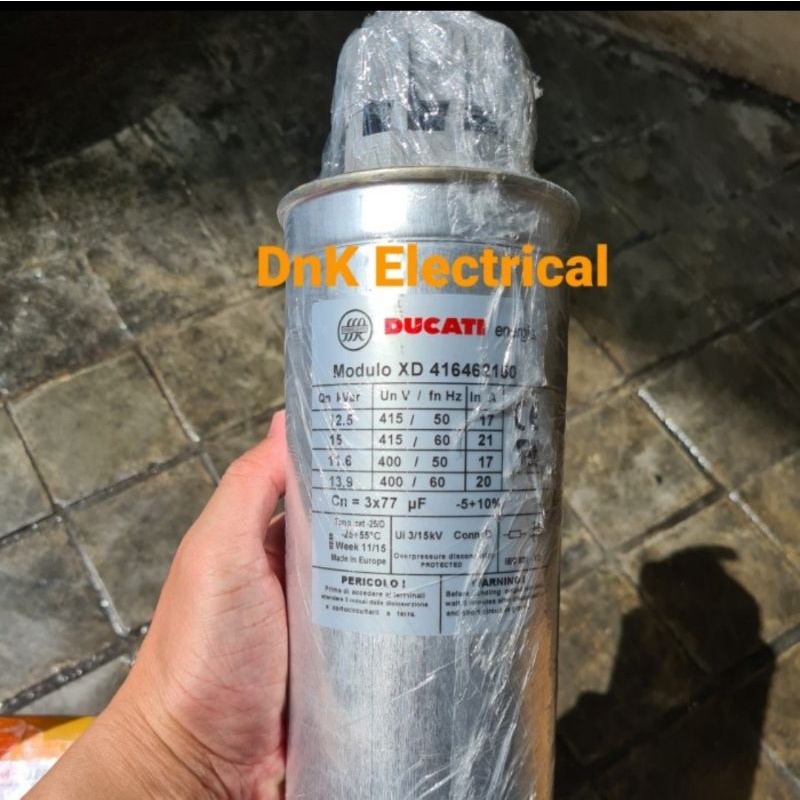Jual Capacitor/Capasitor/Kapasitor Ducati Modulo XD 12,5kvar/12,5 kvar 415V | Shopee Indonesia