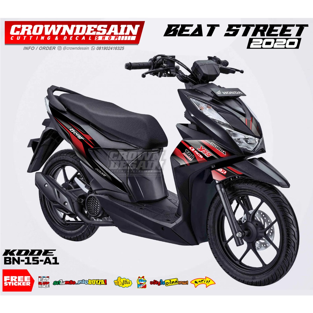 Jual Stiker Striping Beat New Stiker Beat 2020 kode 015 - Stiker Custom ...