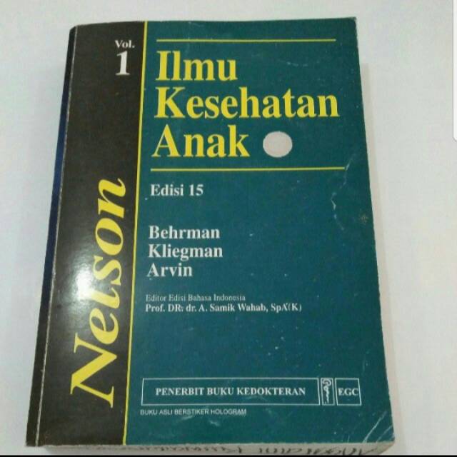 Jual Preloved Ilmu Kesehatan Anak Nelson Vol.1 Edisi 15 | Shopee Indonesia