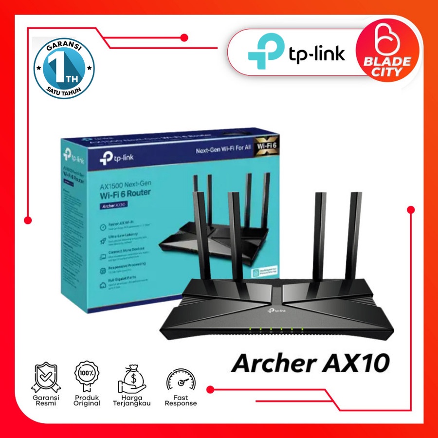 Jual TP-LINK Archer AX10 | AX1500 Wi-Fi 6 Router - Garansi 1tahun ...