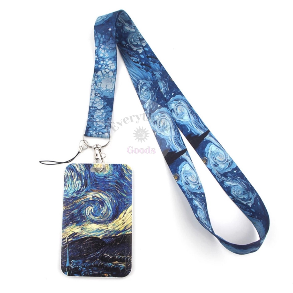 Jual Everything Goods - LY0000015 Van Gogh Starry Night Tali Lanyard ...