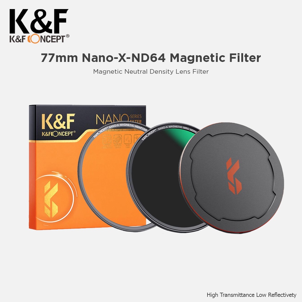 Jual K&F Concept 77mm Magnetic Nano-X ND64 Filter KNF Concept | Shopee Indonesia