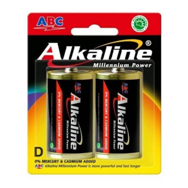 Jual BATERAI ALKALINE TYPE D / ALKALINE ABC LR20 | Shopee Indonesia
