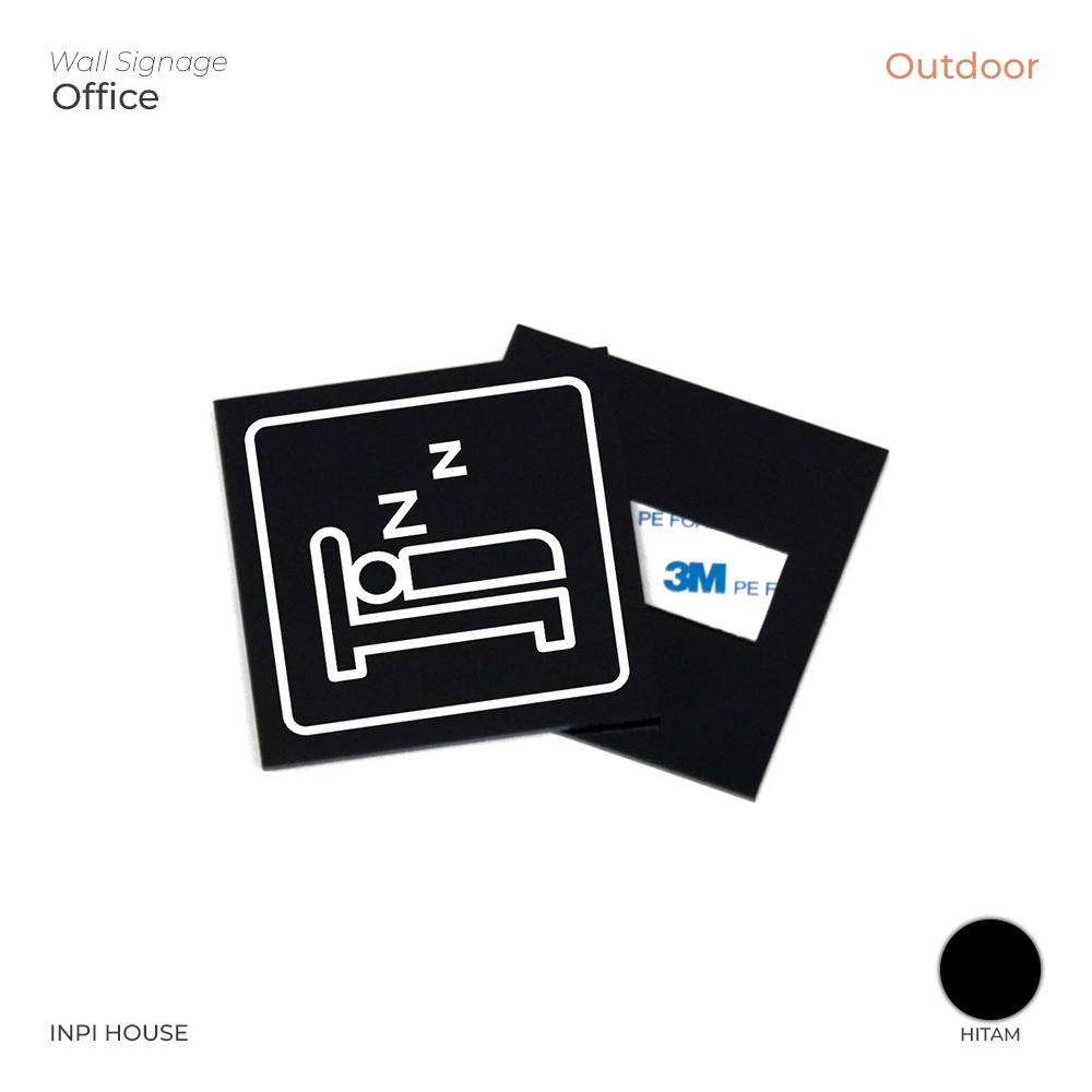 Jual nap room sign system - nap room door sign - signage board akrilik ...