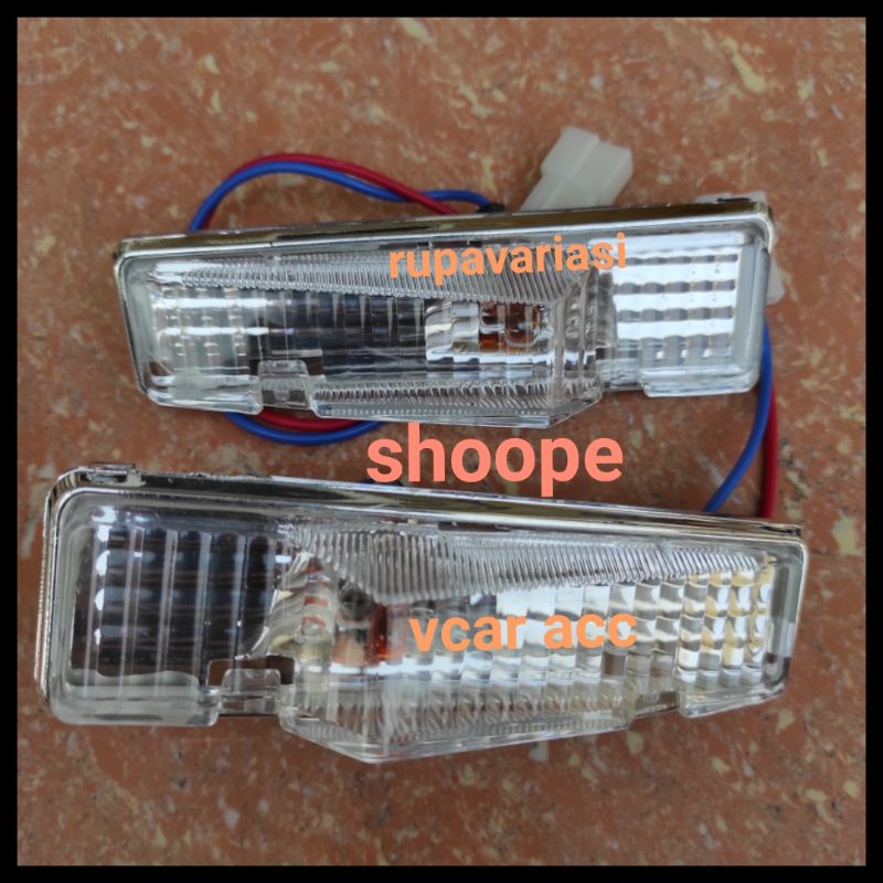 Jual lampu sen sein side lamp samping mobil suzuki escudo vitara kristal | Shopee Indonesia
