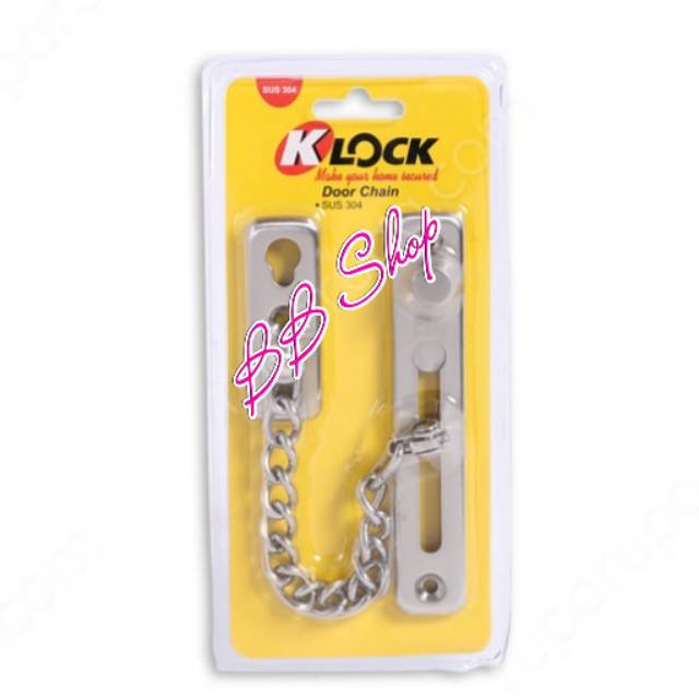Jual K-Lock Rantai Gembok Pintu / Gerendel Rantai Pintu Kunci Rantai ...