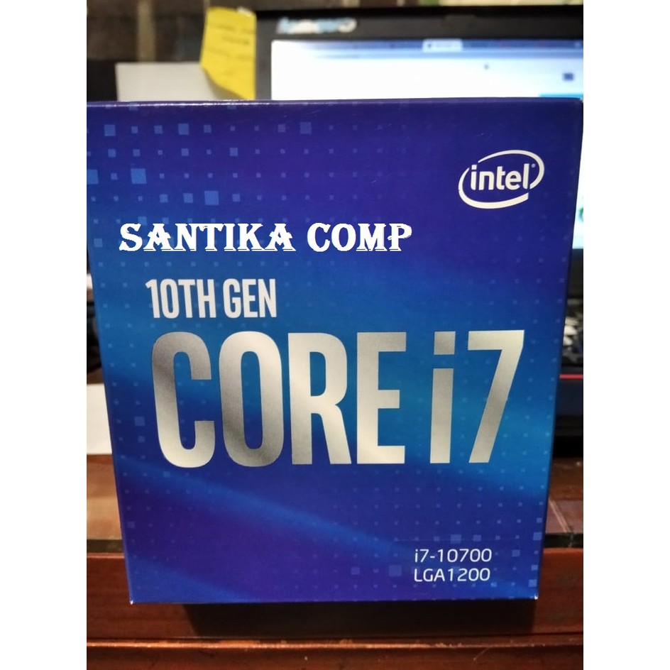 Jual INTEL CORE I7 10700 BOX ORI RESMI 10TH GEN LGA-1200 | Shopee Indonesia