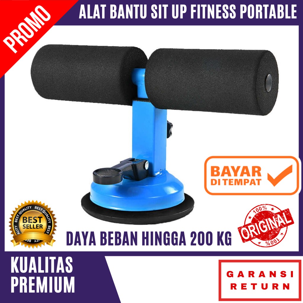 Jual Alat Sit Up Bench Fitness Gym Alat Bantu Olahraga Penahan Pegangan ...