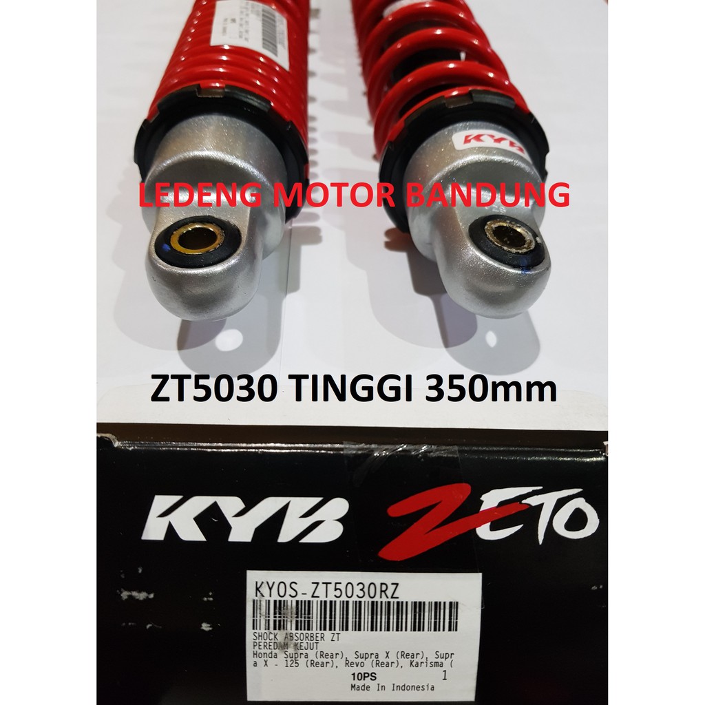 Jual ZT5030 Shockbreaker KYB Zeto Supra X Karisma Revo Arashi Shogun 125cc Kayaba 350mm | Shopee ...