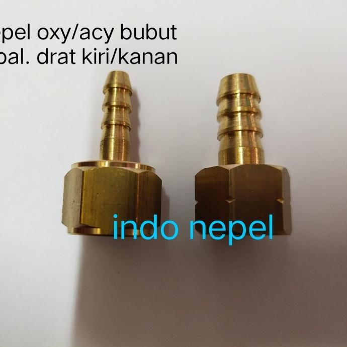 Jual Nepel Blander Yamato 3/8" X 1/4" Drat Kanan Oksigen Oxygen Stang ...