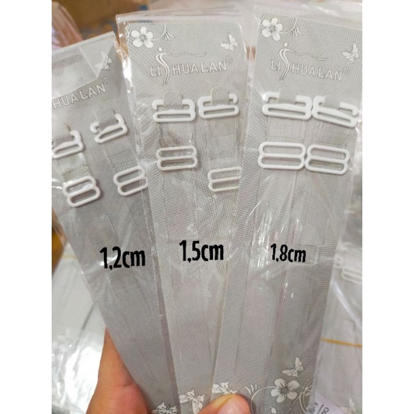 Jual tali bra transparan tebal / tali bh bening / tali bra bening tebal ...