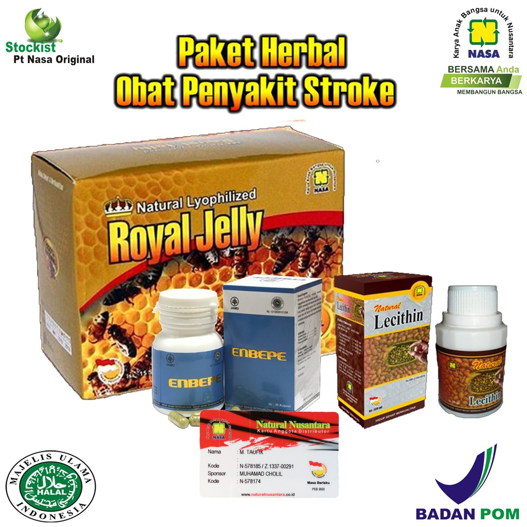 Jual Paket Obat Stroke Asli Original NASA /Stockist PT Nasa Original ...