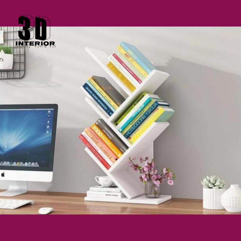 Jual Rak Buku Miring Minimalis 4 Susun | Shopee Indonesia