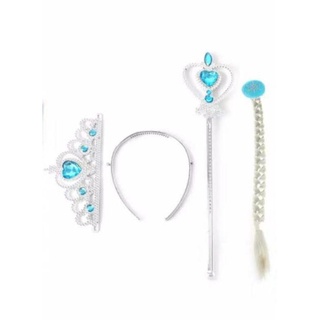 Jual RAMBUT FROZEN ELSA ANNA 3 IN 1 ( BANDO MAHKOTA + RAMBUT + TONGKAT ...
