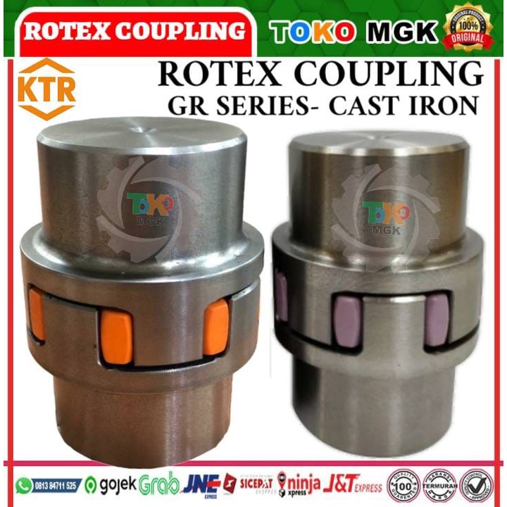 Jual GR65 GG25 MAX BORE 65mm KONDE KTR ROTEX COUPLING COMPLETE SET C/I ...