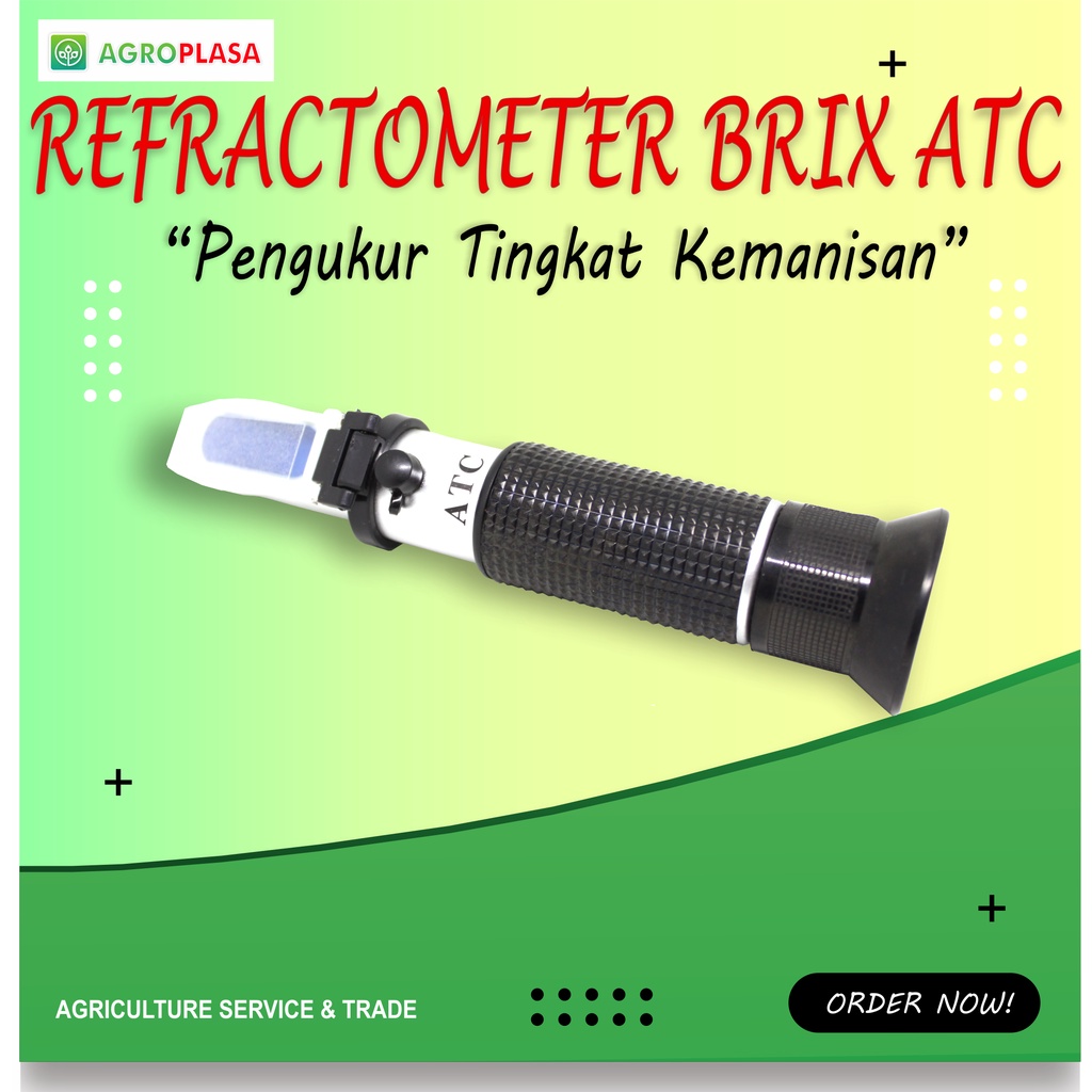 Jual Refractometer Brix ATC Alat Pengukur Tingkat Kemanisan - AgroPlasa ...